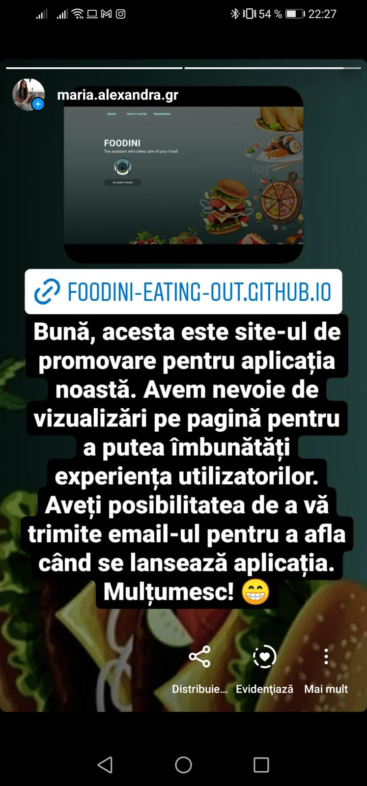 Foodini - Eating Out Assistant
